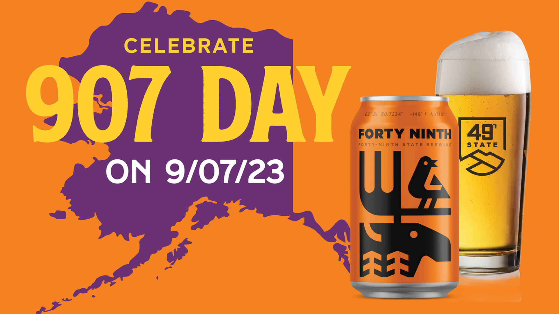 Celebrate 907 Day With Us On 9/07/23 – 49th State Brewing