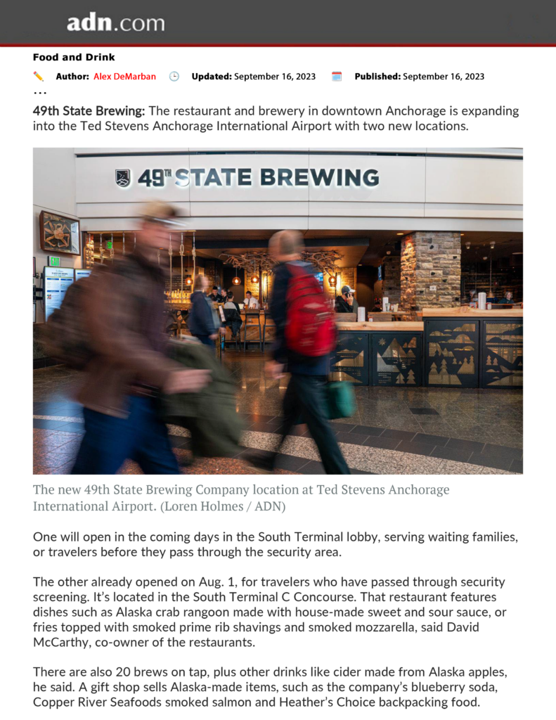 About – 49th State Brewing