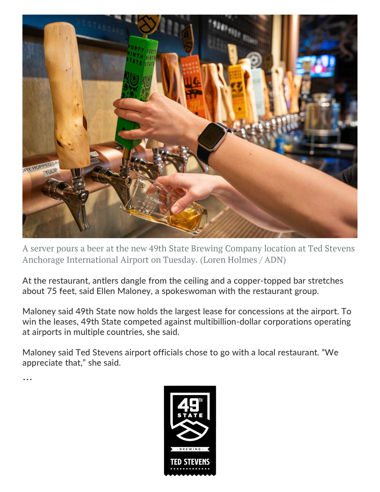 About – 49th State Brewing